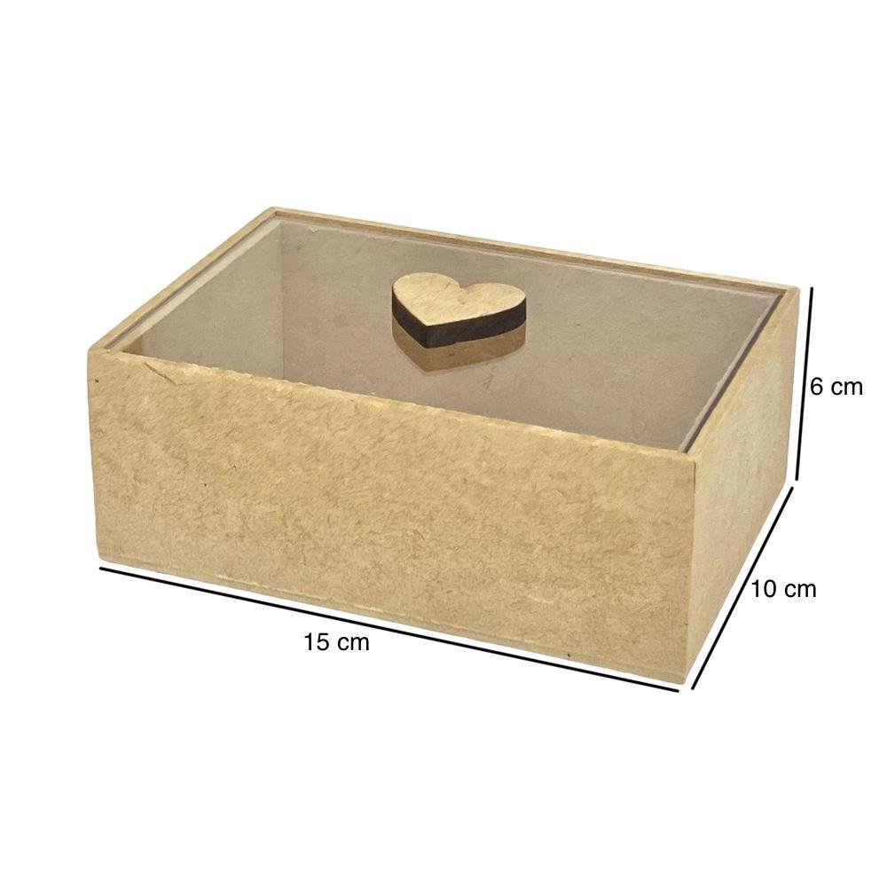 MDF na Web - cod: 3714 - Caixa Retangular Tampa De Acrilico Com Puxador ...